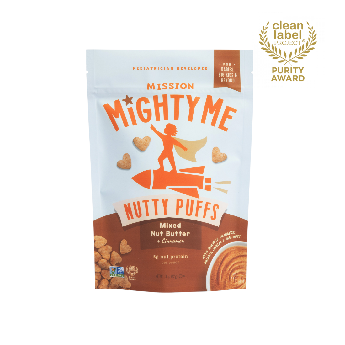 Mixed Nut Butter Puffs | Mission MightyMe