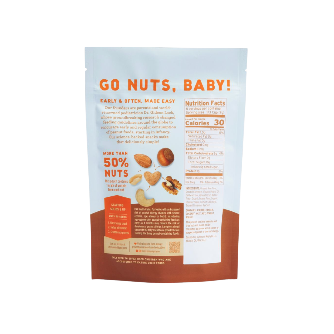 Mixed Nut Butter Puffs | Mission MightyMe