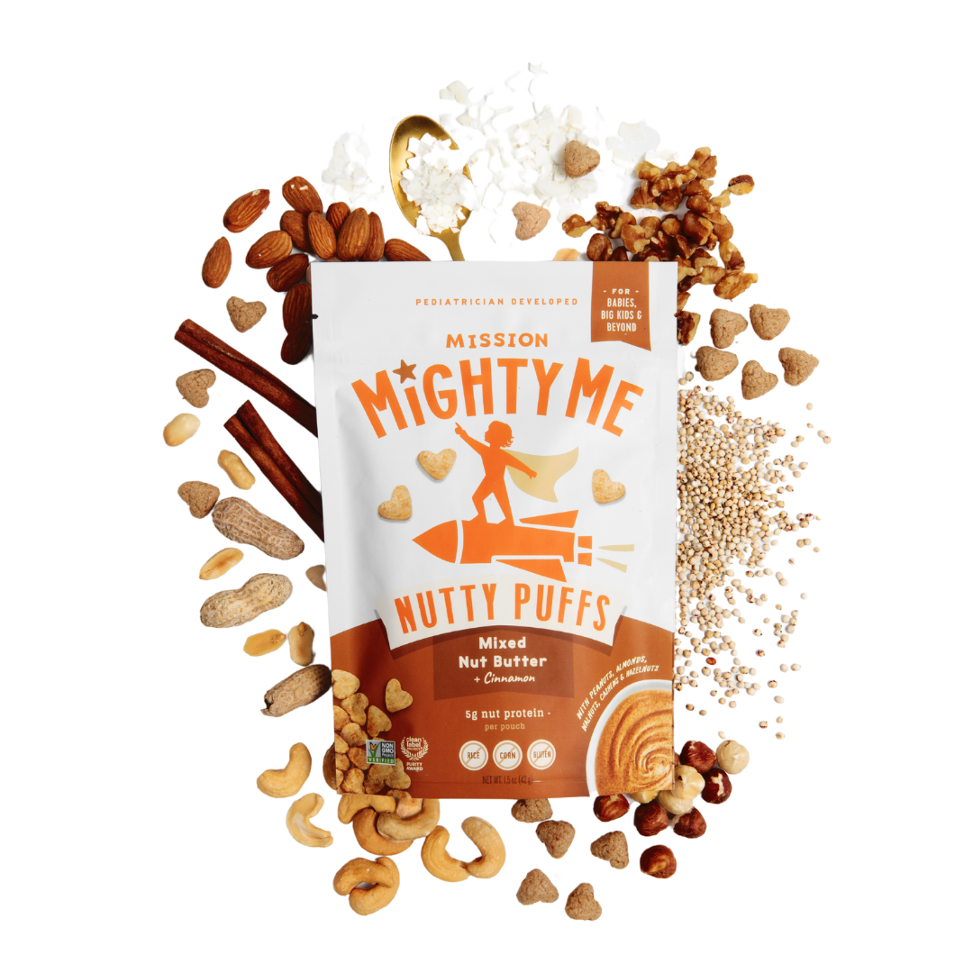 Mixed Nut Butter Puffs | Mission MightyMe