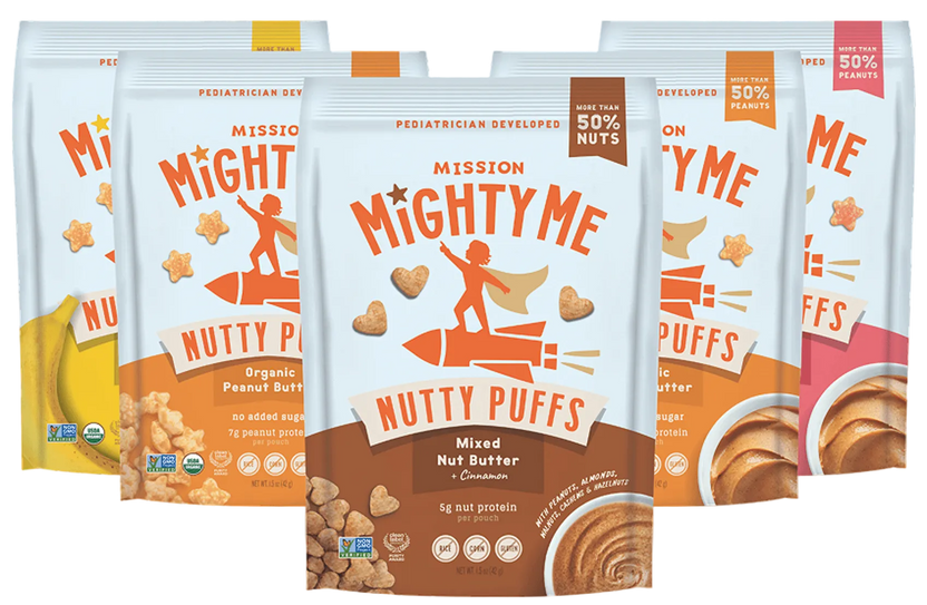 Peanut Butter Puff Snacks For Babies | Mission MightyMe